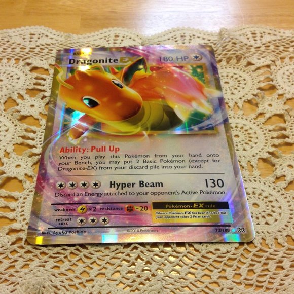 Pokemon | Toys | Pokemon Jumbo Oversized Dragonite Ex Basic Card | Poshmark